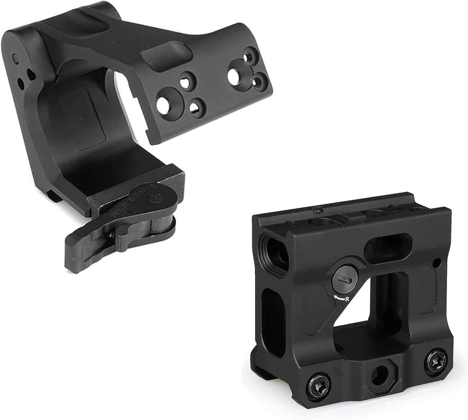 Amazon.com : FTC Magnifier Mount with Fast QD Lever & Tactical Fast Red ...