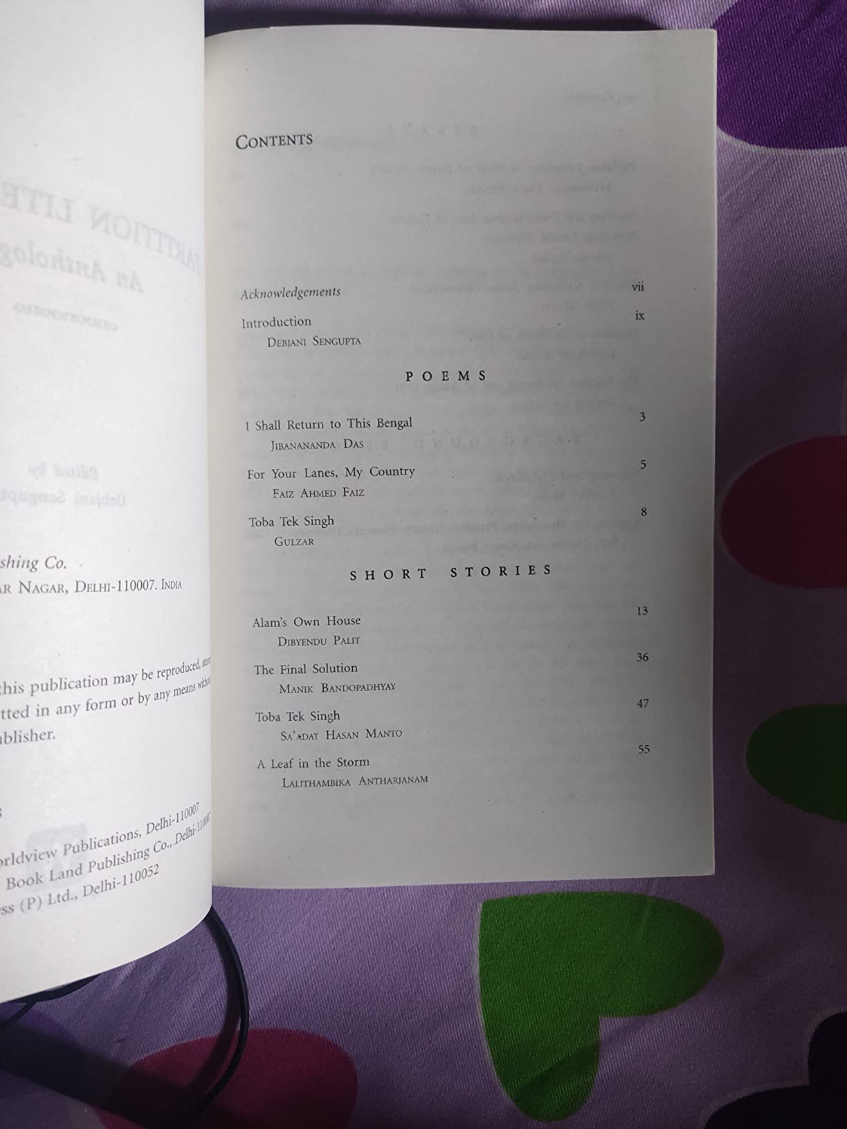 Buy Partition Literature: An Anthology Book Online at Low Prices in ...