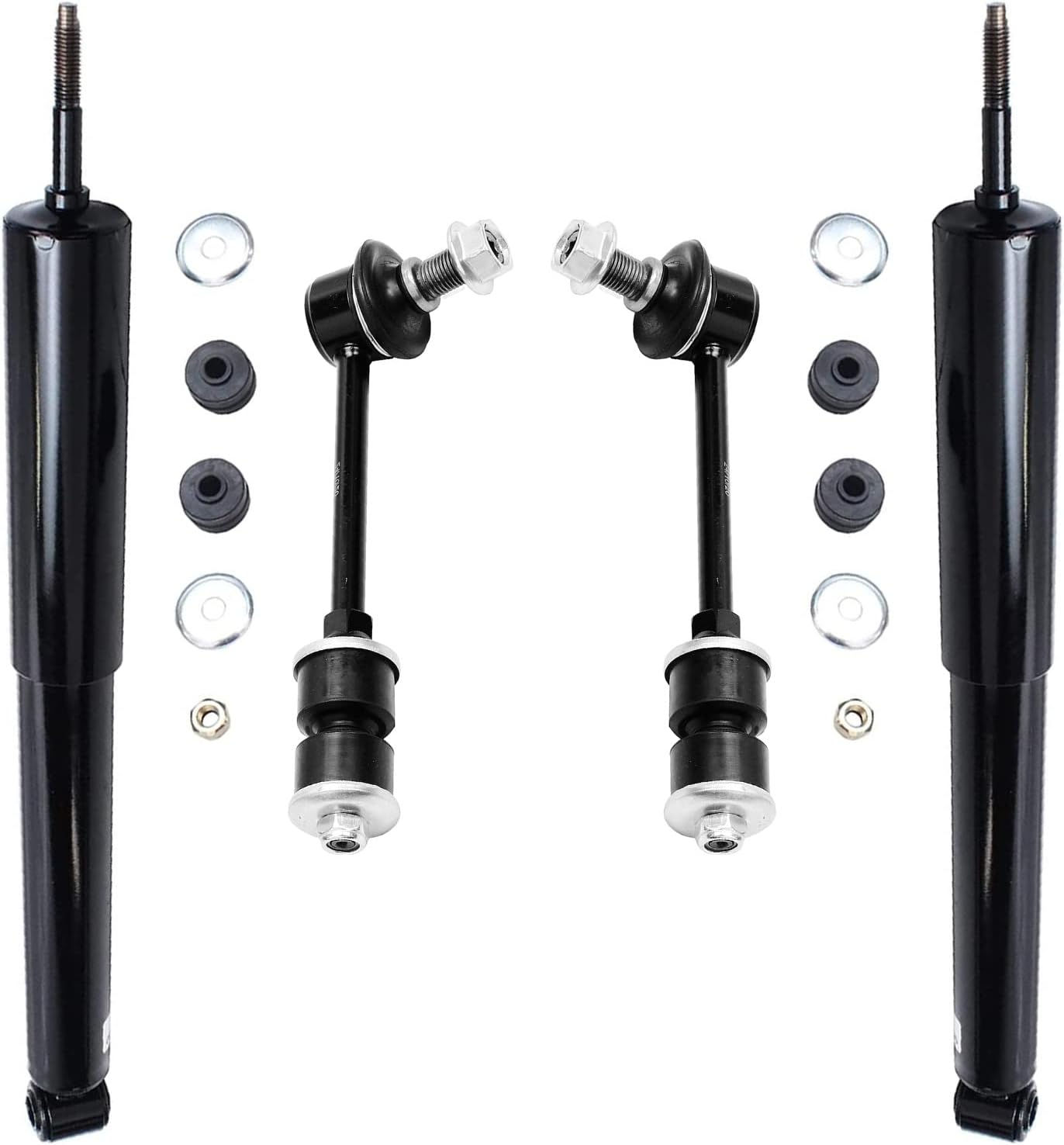 Amazon.com: Detroit Axle - Rear Shock Absorbers Kit for 2003-2018 ...