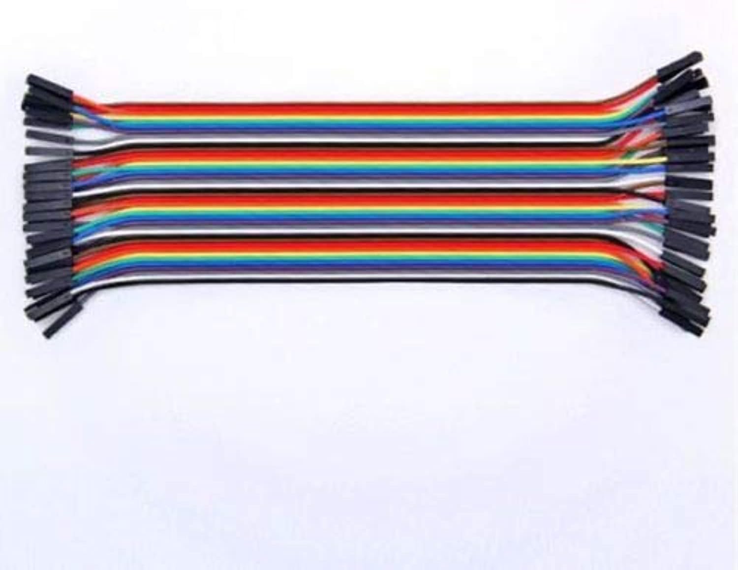 Jumper Wire Dupont Cable Line 1P-1P 2.54mm Male to Male 20cm 40 Pieces ...