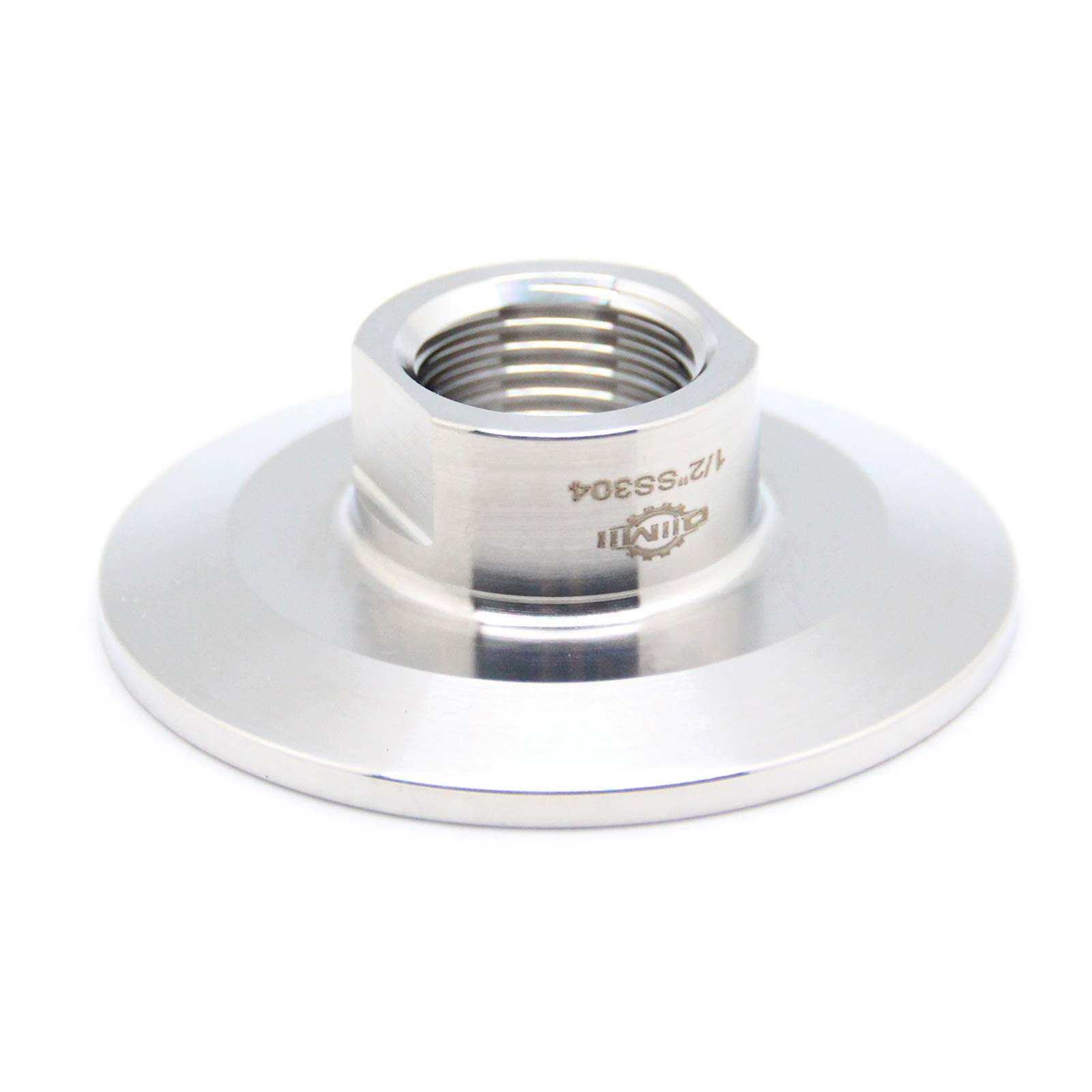 Buy QiiMii Sanitary Tri clamp 64mm to NPT Female Thread Adaptor SS304 ...