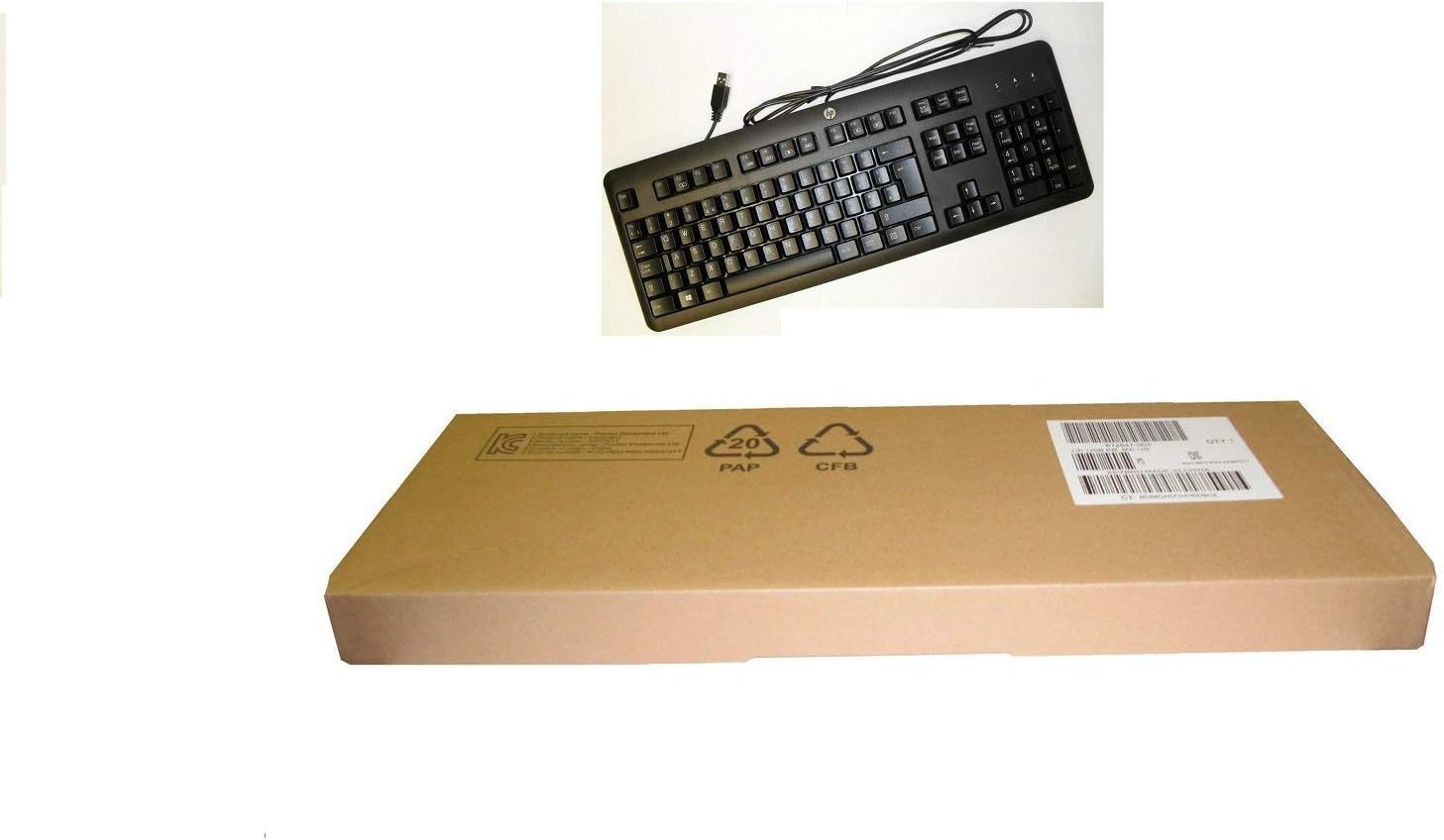 Amazon.com: HP black keyboard KU-1156 PN 672647-003 (Renewed) : Electronics