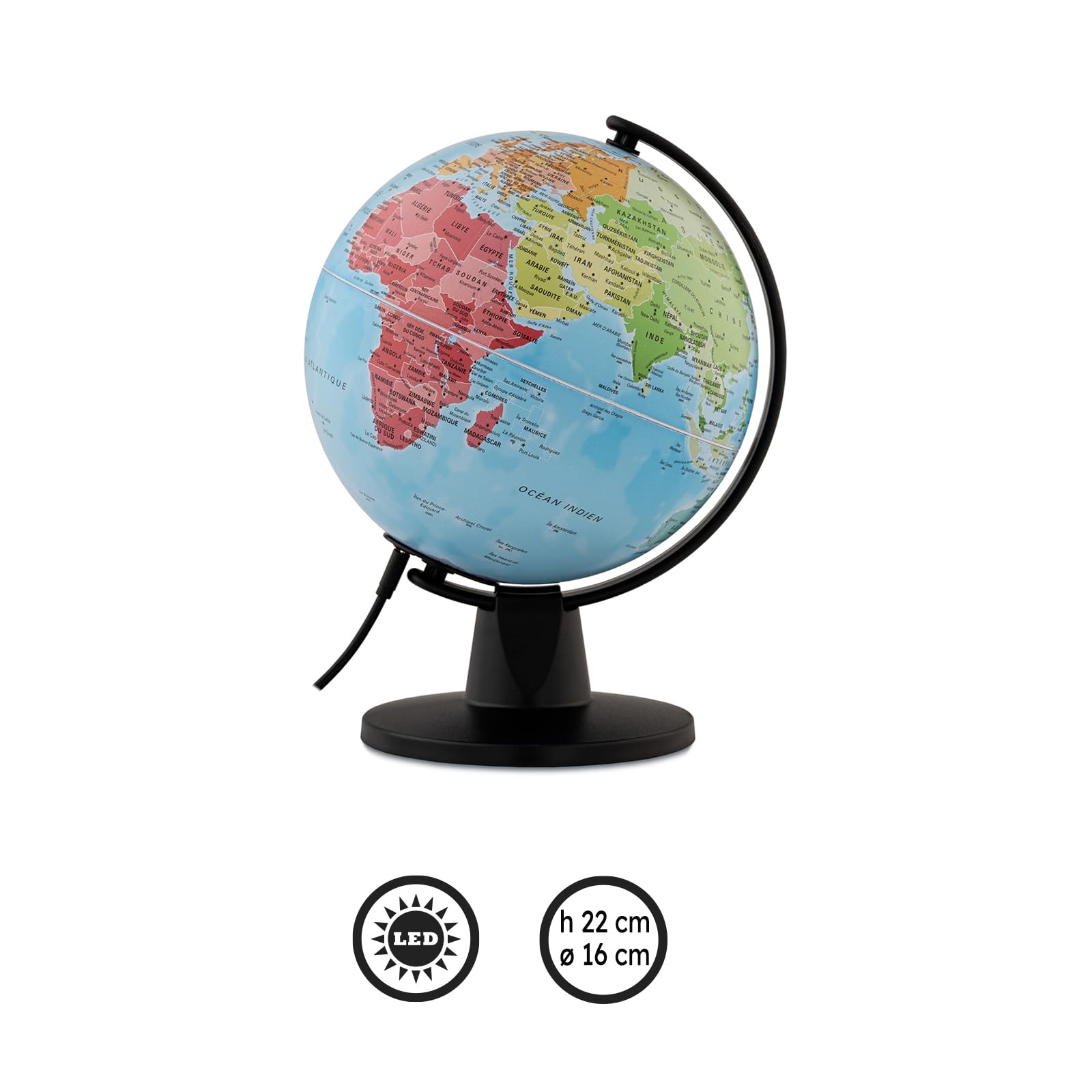 Mappa Del Globo Terrestre Continenti