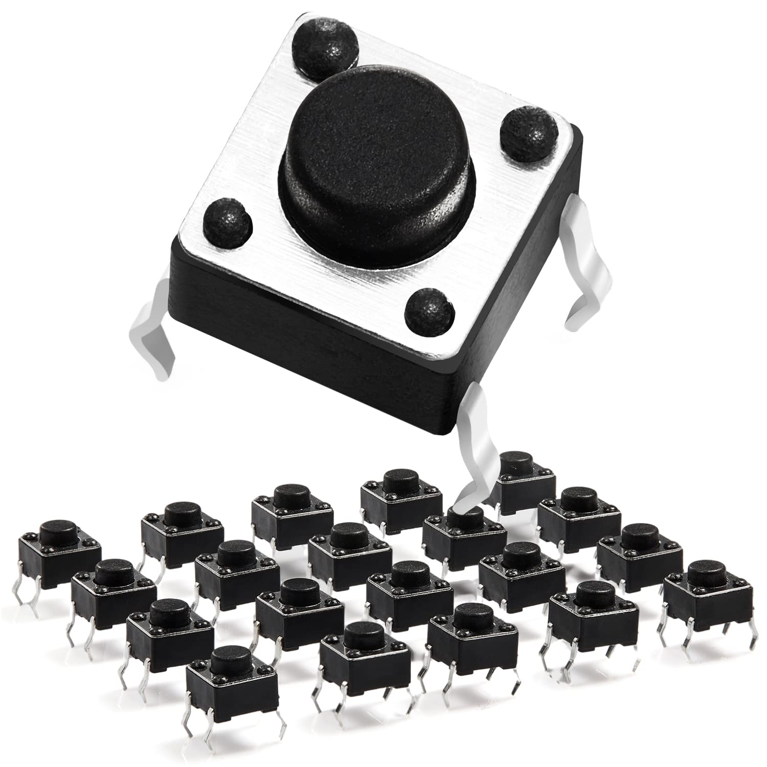 Snapklik.com : Chanzon Tactile Tact Push Button Switch 6x6x5mm Micro ...