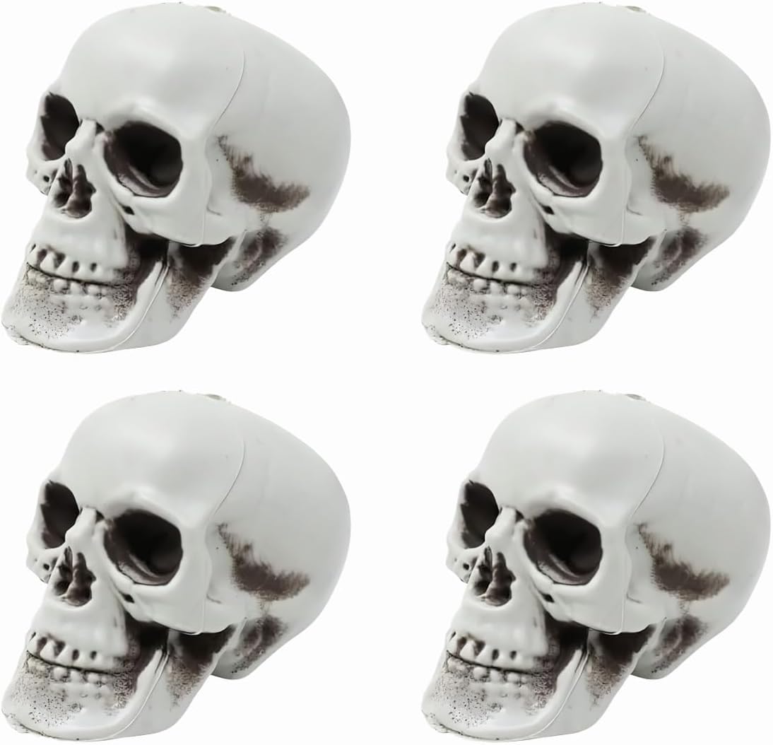 Amazon.com: Chivao Halloween Skulls Decoration Realistic Looking Skulls ...