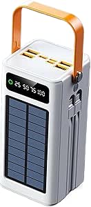 Amazon.com: 120W Fast Charging Battery Pack,Portable Solar Charger ...