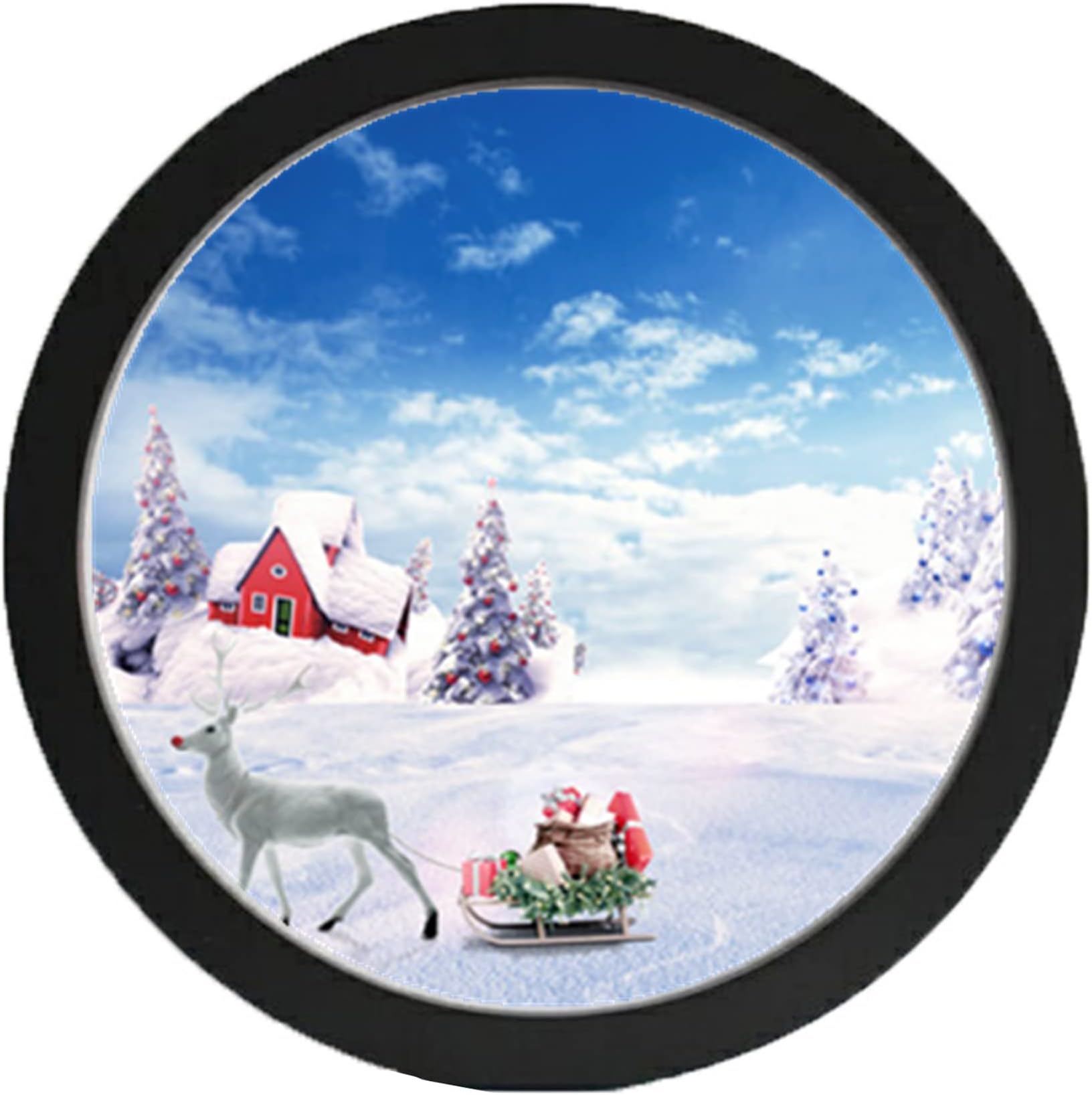 Amazon.com - CUT ARTS Inc Round Black 6" Picture Frame