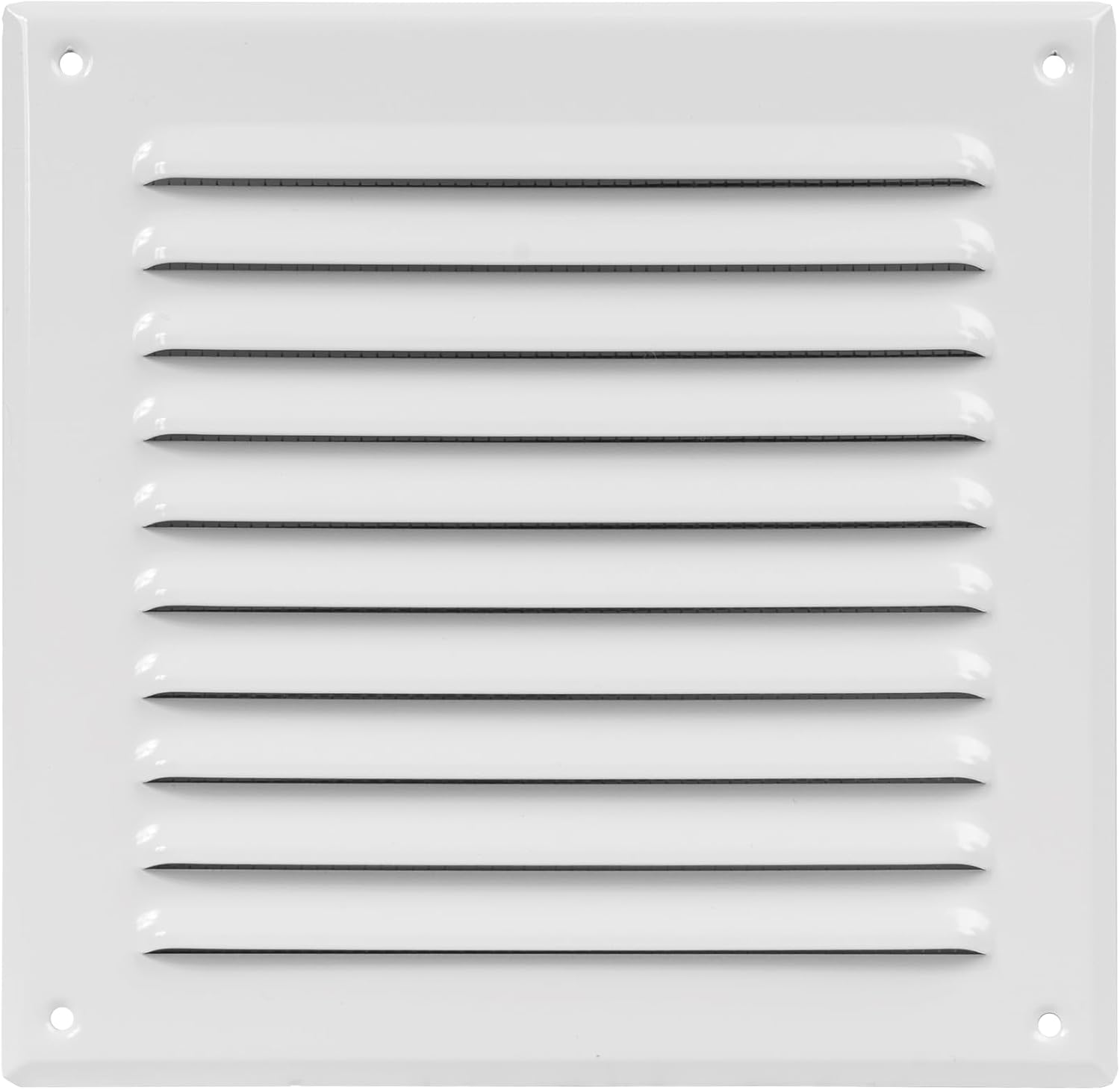 HVAC OV 6 x 6 Inch (Inner) White Stainless Steel Square Air Vent Cover ...