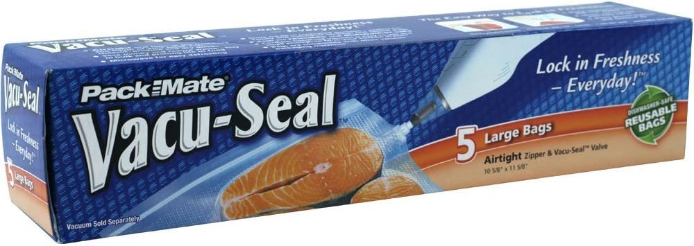 Vacu-Seal Large Bags (pack of 5 bags) : Amazon.co.uk