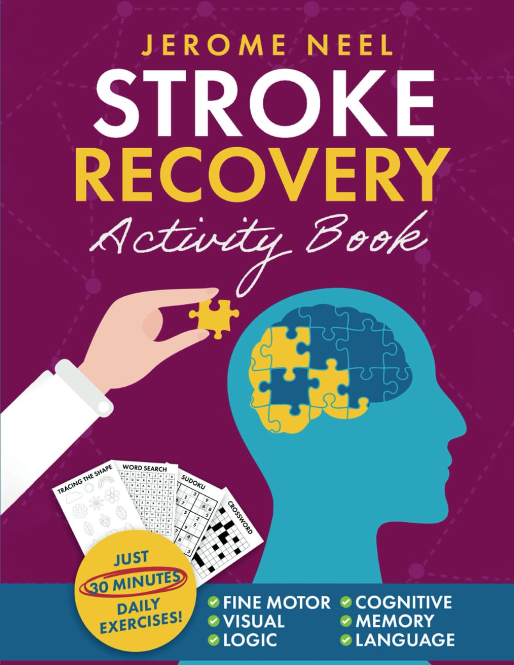 Amazon.com: Stroke Recovery Activity Book: Traumatic Brain Injury and ...