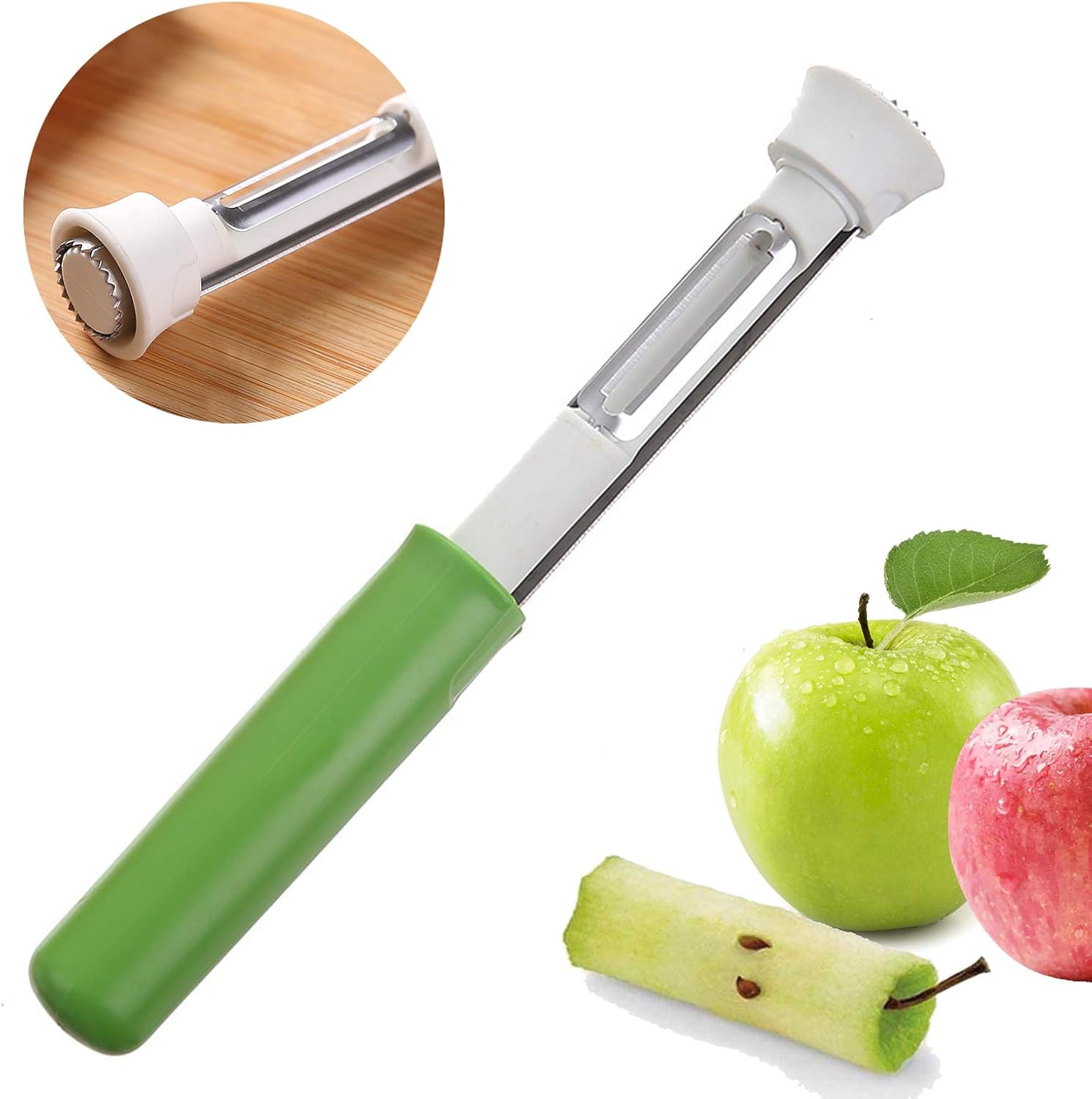 Amazon.com: Stainless Steel Apple Corer Tool, A Small Multifunctional ...