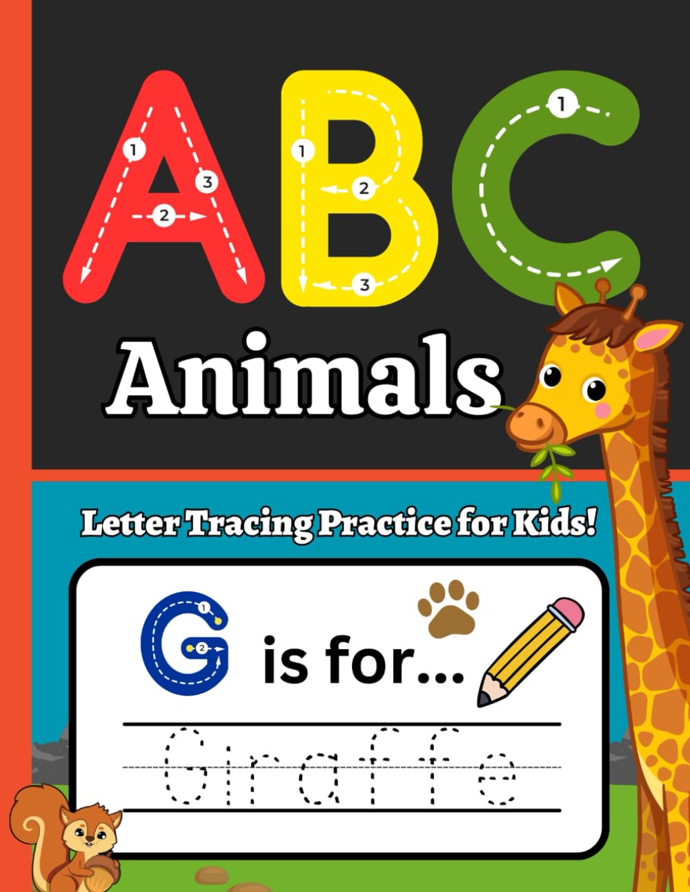 ABC Animals Letter Tracing Practice for Kids: A Fun Way to Learn How to ...