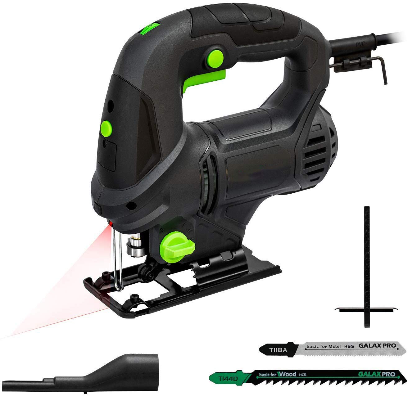 Buy WUAZ 600W Orbital Jig Saw 3000SPM Jigsaw Tool,Variable Speed ...