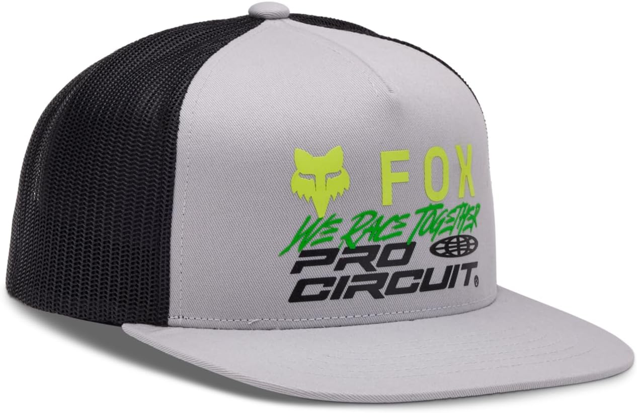 Fox Racing Mens Fox X Pro Circuit Snapback Hat Steel Grey at Amazon Men ...