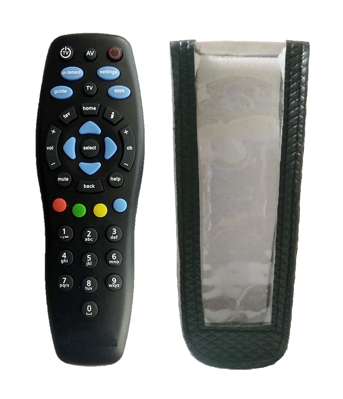Buy BhalTech PU Leather Remote Case Cover Perfect Fitting Specially ...