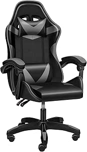 Amazon.com: Adjustable Swivel Recliner Gaming Chair, Game Seat Internet ...