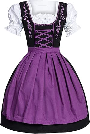 Amazon.com: German Dirndl Dress for Women Traditional Plus Size Beer ...