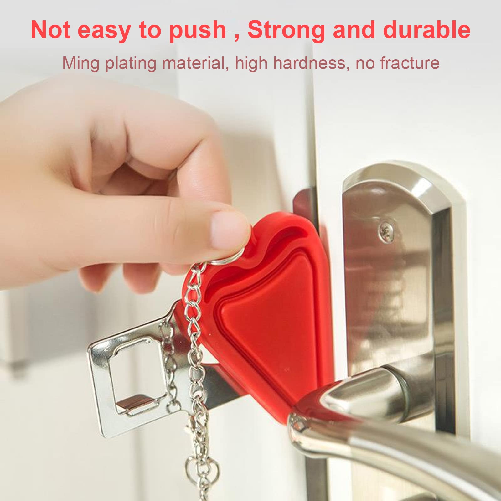 Snapklik.com : HNHMT Upgraded Portable Door Lock 2 Pack, Dual ...