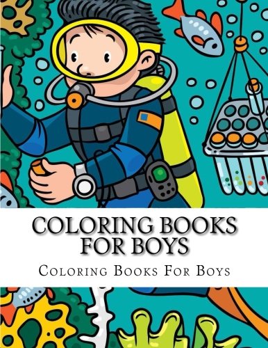Amazon.com: Coloring Books For Boys: Fun Coloring Book For Boys ...