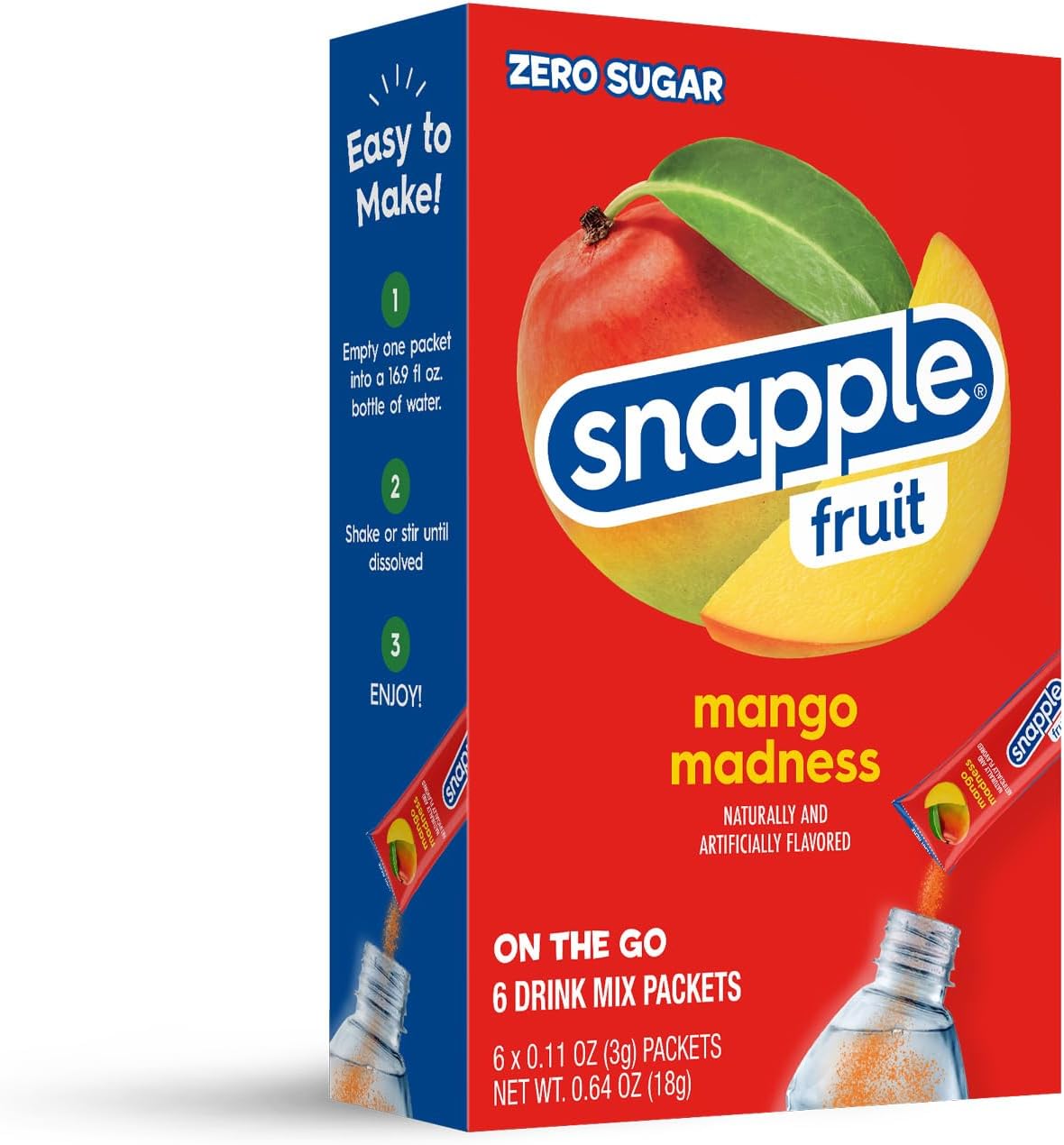 Amazon.com : Dole Peach Mango- Powder Drink Mix - Sugar Free ...