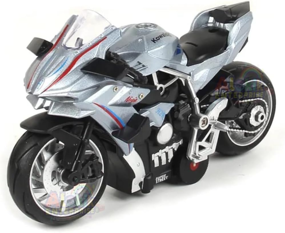 Rahasya Enterprise Compatible For 1:12 Kawa-Saki Ninja H2R Pull Back ...