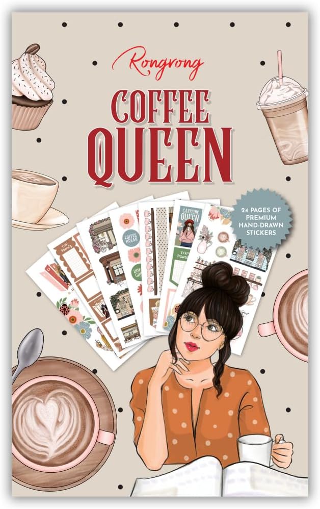 Amazon.com: Rongrong Junk Journal Planner Stickers Book for Planners, Calendars, Journals Vision ...