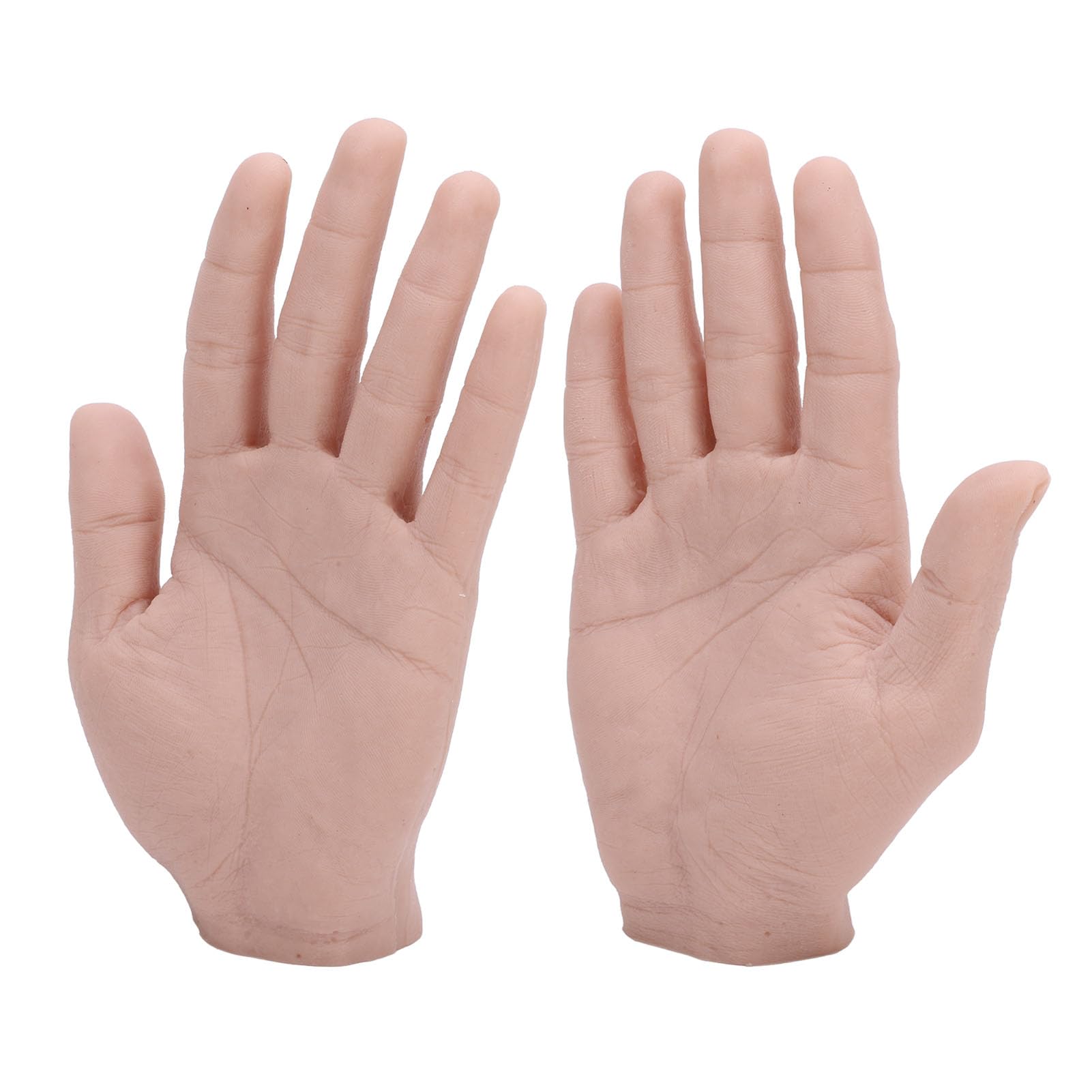 Amazon.com: MOTOULAX 1 Pair Realistic Silicone Male Hand Model Soft ...