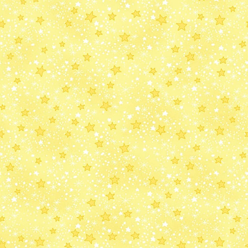Amazon.com: Comfy Flannel Stars, Fabric by The Yard (Yellow) : Arts ...