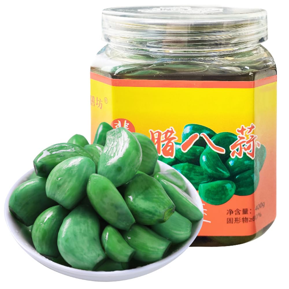 Amazon.com : Pickled Garlic，Chinese Food，Laba Garlic,Jade Garlic ...
