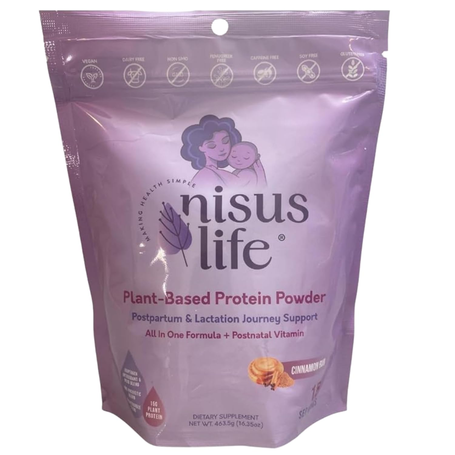 Amazon.com: Nisus Life Postpartum & Lactation Journey Protein Powder ...