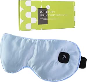 Amazon.com: Cordless Heated Eye Mask USB Electric Eye Heating Pad for Eye Treatment for Dry Eyes ...