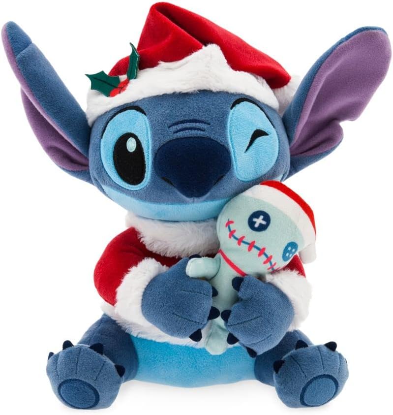 Amazon.com: Disney Stitch Holiday Plush – Lilo & Stitch – Small 9 1/2 ...