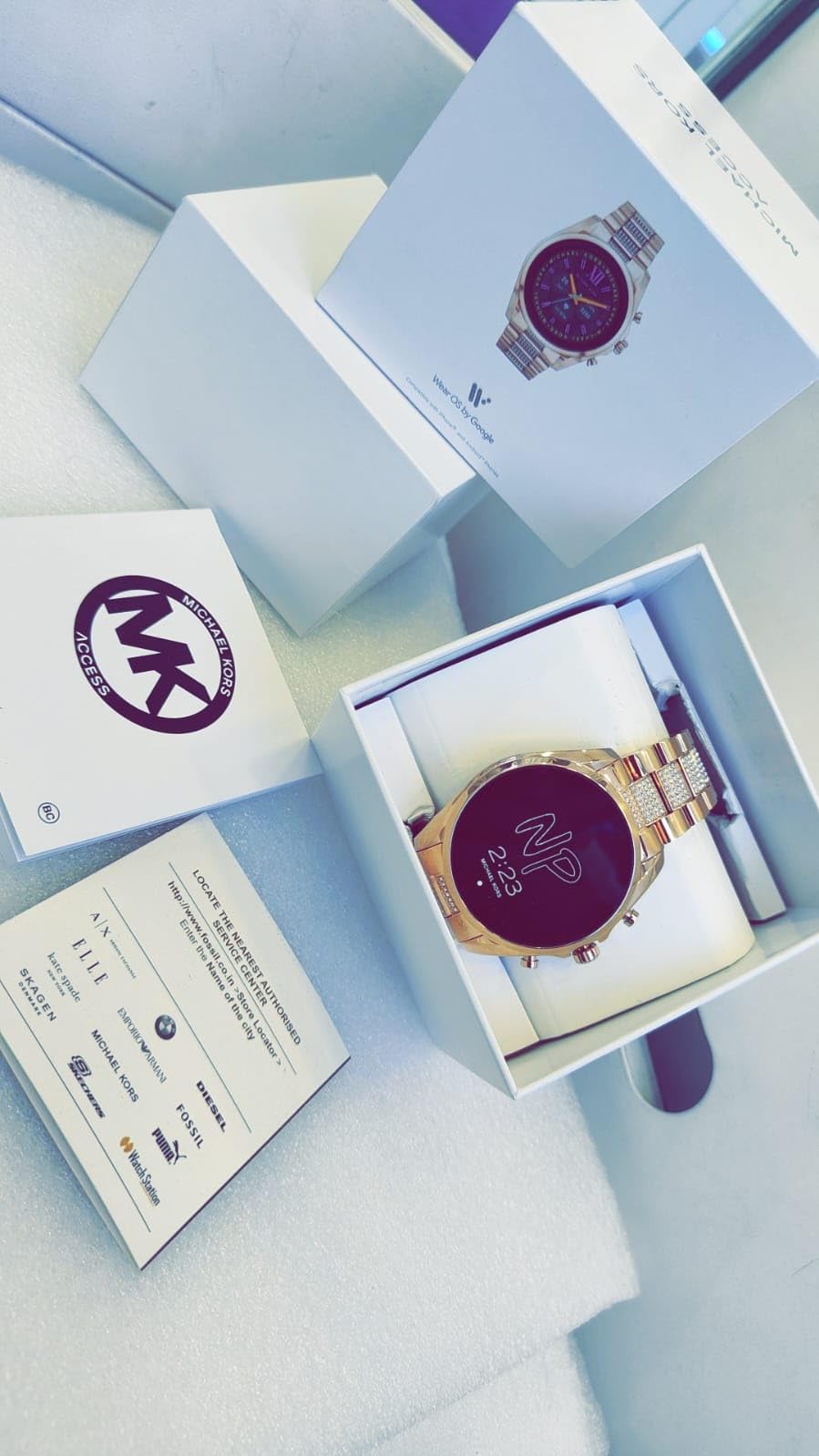 Buy Michael Kors Digital Black Dial Women's Watch-MKT5133 at Amazon.in