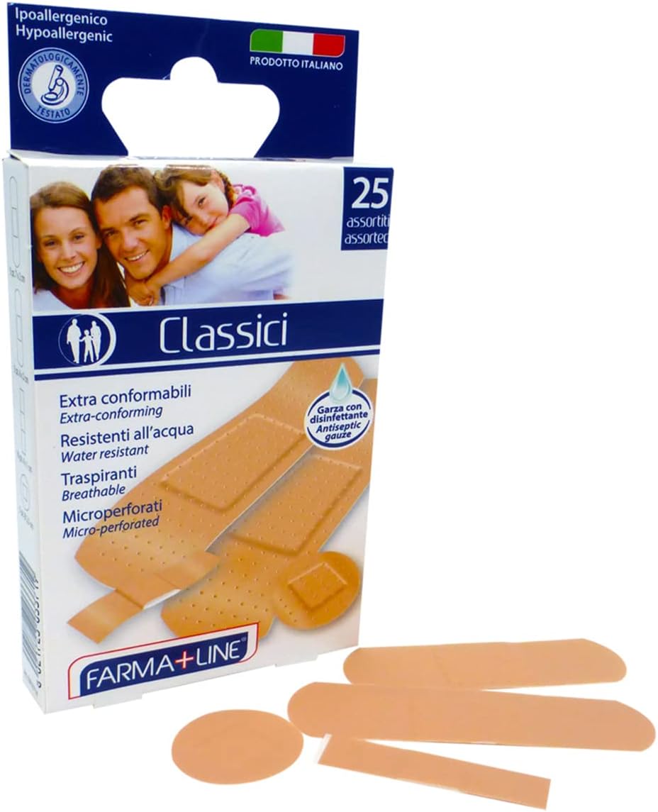 Farmaline Cerotti 25 Pz Medi 4 Formati, 50 Millilitro : Amazon.it ...