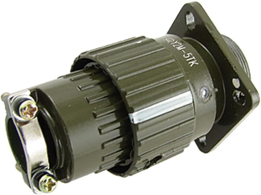 Amazon.com: IIVVERR Y2M-5TK Metal Housing Male 5 Pin Circular Connector ...