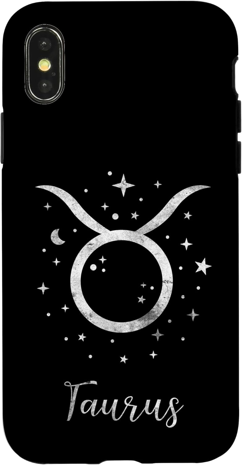 Amazon.com: iPhone X/XS Taurus Symbol Design Horoscope Zodiac Signs ...
