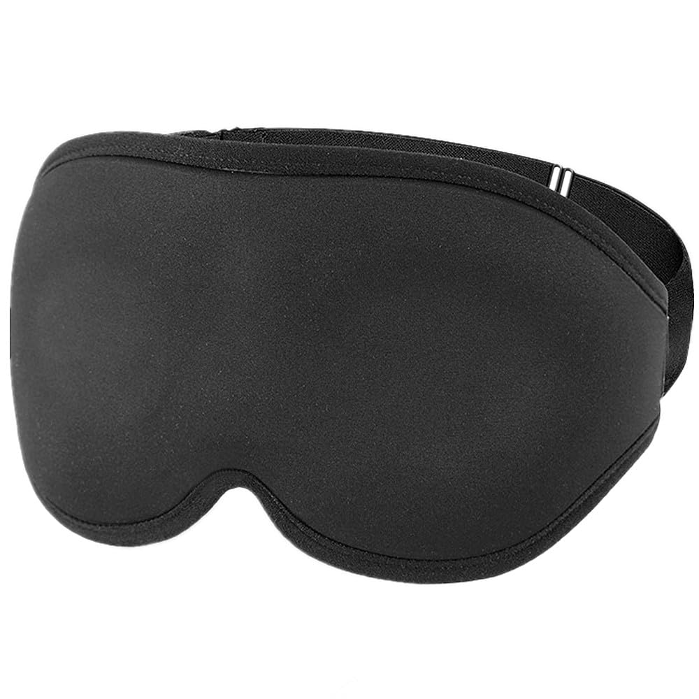 TRIXES Blackout Sleep Mask & Ear Plug Set - Adjustable Zero Pressure ...