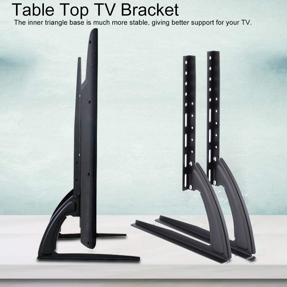 Universal Tabletop TV Stand Height Adjustable TV Stand Legs TV Mount ...