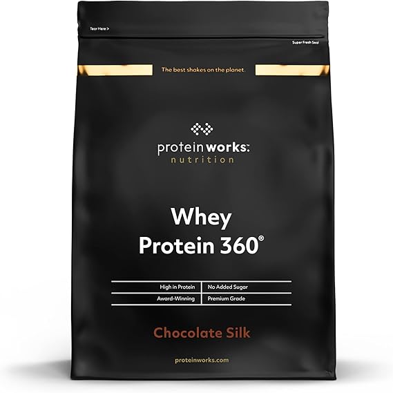 Protein Works - Whey Protein 360, Premium Whey Shake, Chocolate Silk ...