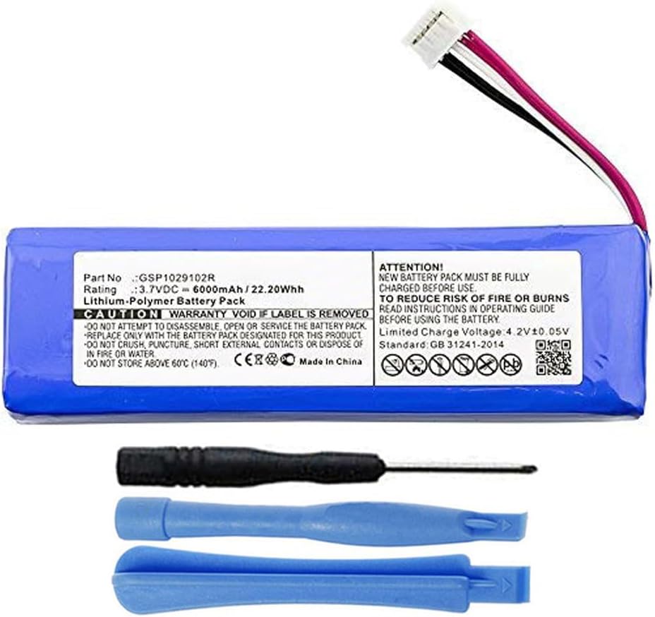 Amazon.com: MPF Products 6000mAh GSP1029102R Battery Replacement ...