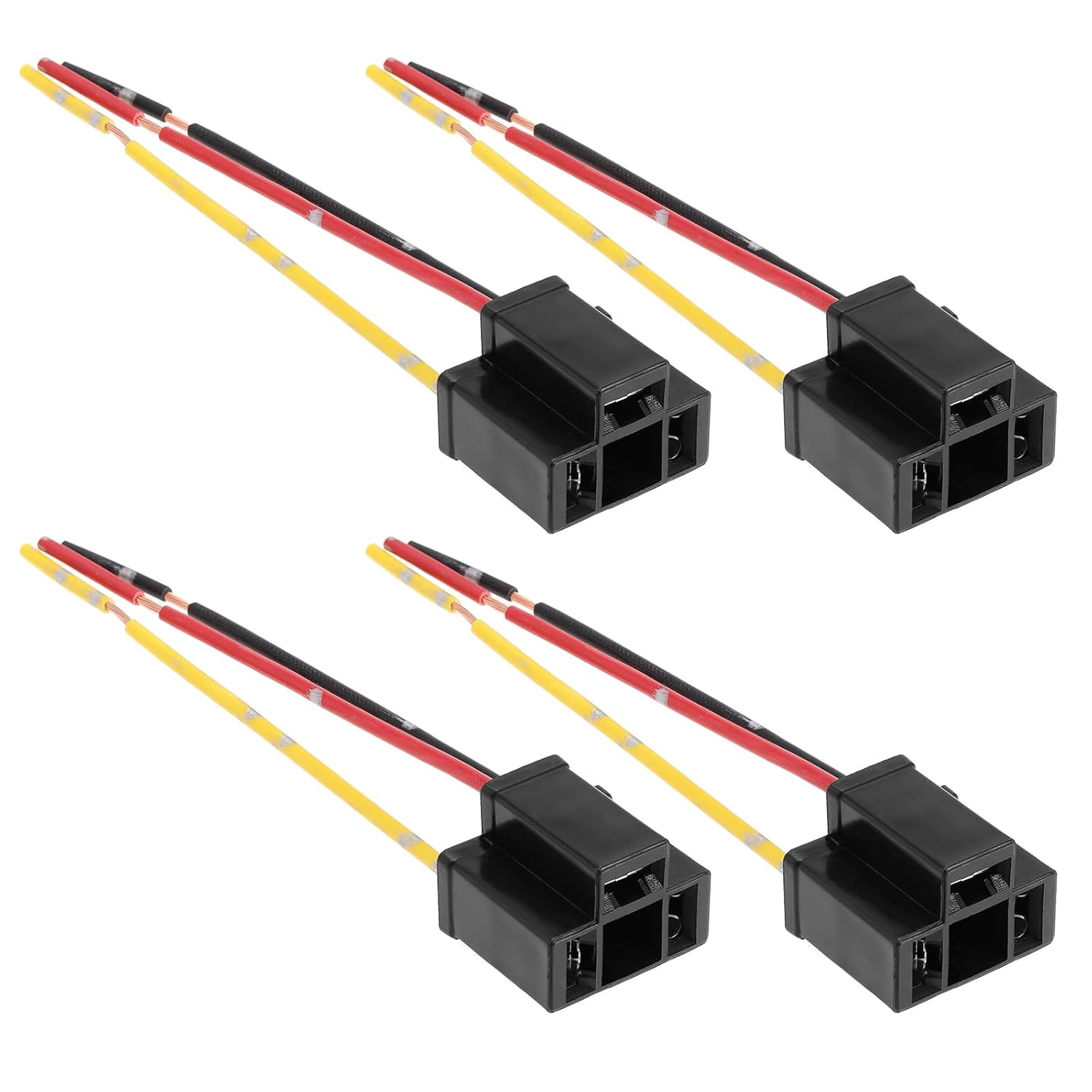 YINETTECH 4Pcs Headlight Wiring Connector Replacement Compatible with ...