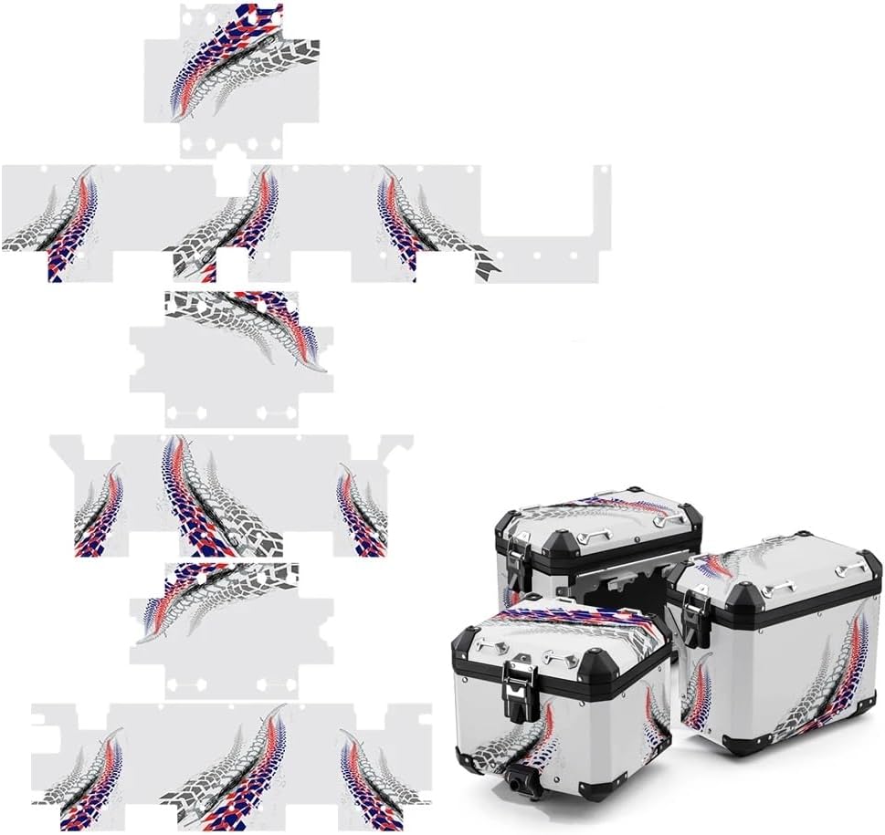 Amazon.com: OTILLI New Motorcycle Aluminum Box Trunk Middle/Side ...