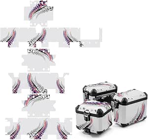 Amazon.com: OTILLI New Motorcycle Aluminum Box Trunk Middle/Side ...
