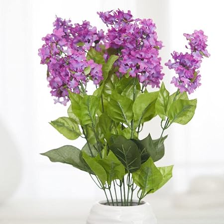 Amazon.com - Purple Artificial Lilac Silk Flower Bush by Factory Direct ...