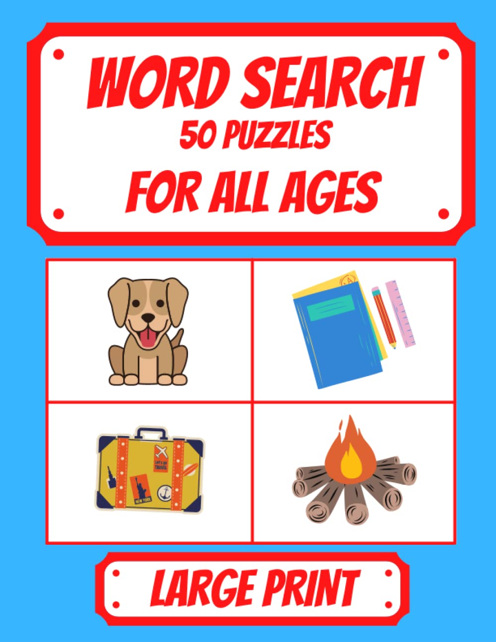 Word Search 50 Puzzles For All Ages Large Print Word | Desertcart KUWAIT