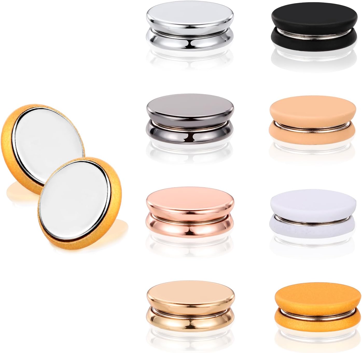 Amazon.com: 4pcs Multi-Use Magnetic Hijab Pins, Oblate Style No-Snag ...