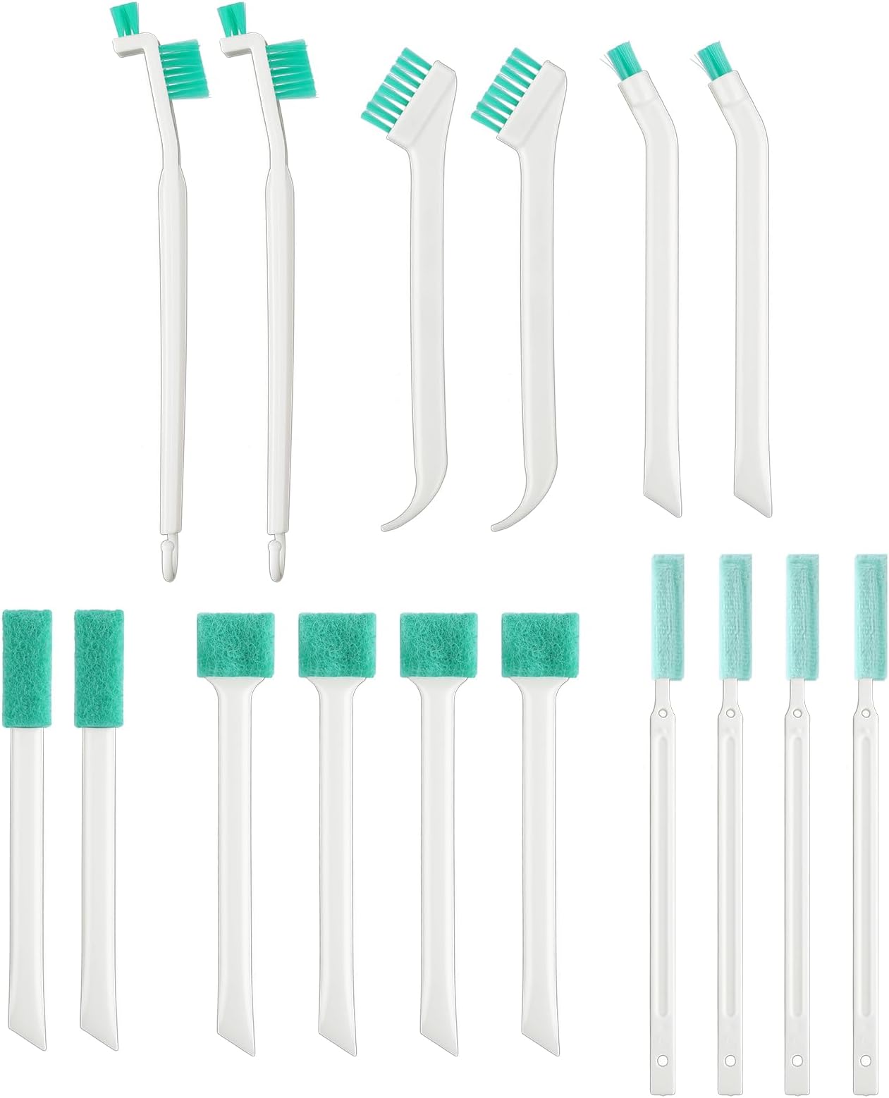 Aster Small Cleaning Brushes, 16Pcs Crevice Cleaning Brushes Brush 16 ...