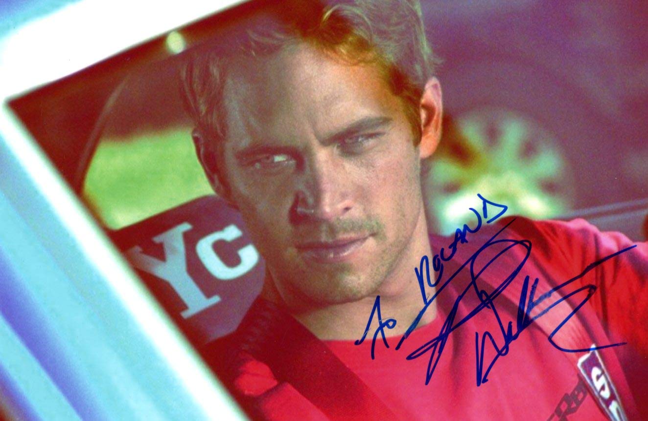 Buy Paul Walker (+) ACTOR"2 FAST 2 FURIOUS" autograph, In-Person signed ...