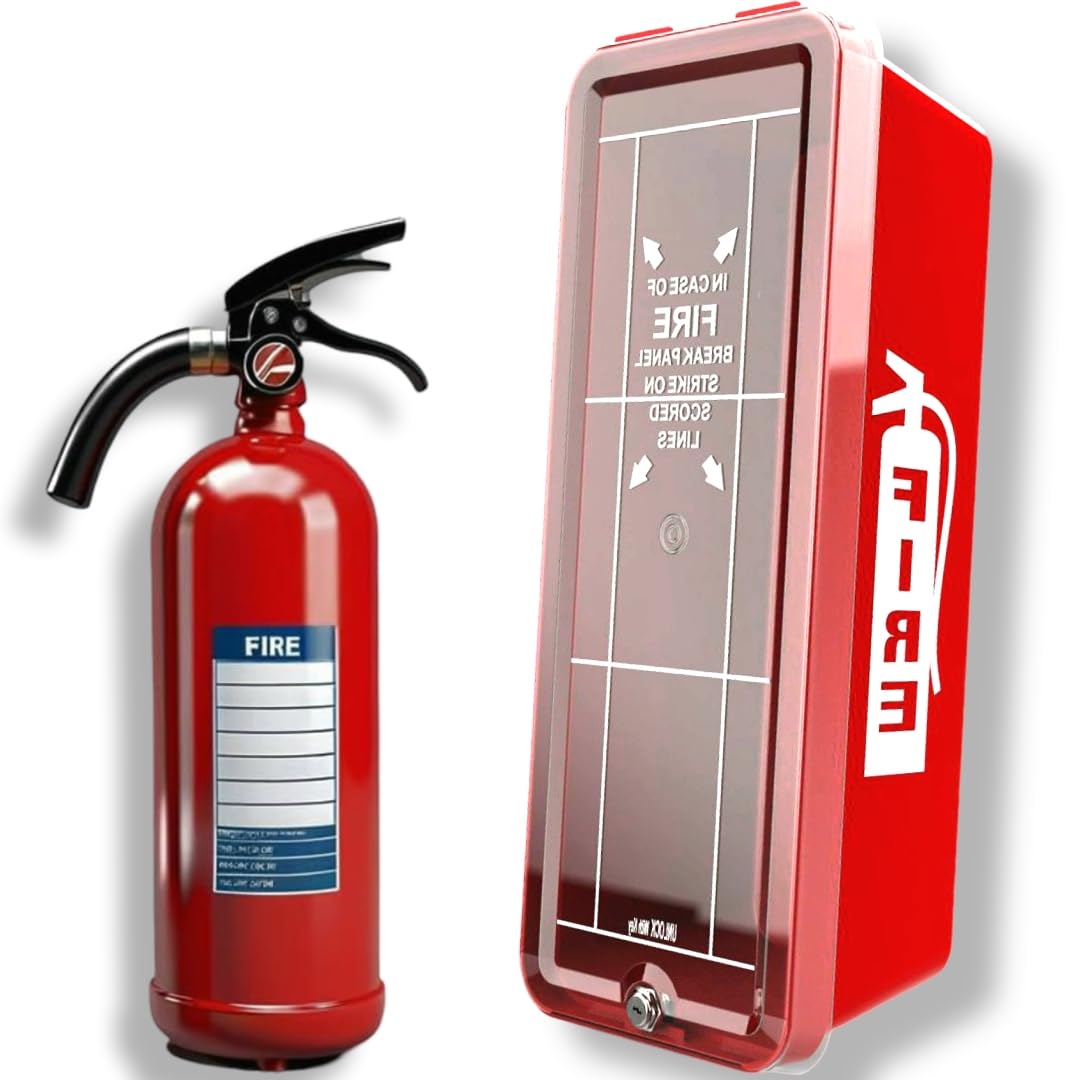 Snapklik.com : PVC Fire Extinguisher Cabinet Large For 5 Kg Or 10 Lb ...