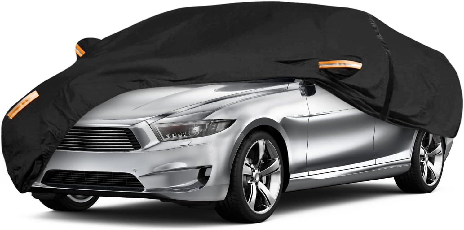 Amazon.com: NEVERLAND Sedan Car Cover Waterproof Heavy Duty All Weather ...